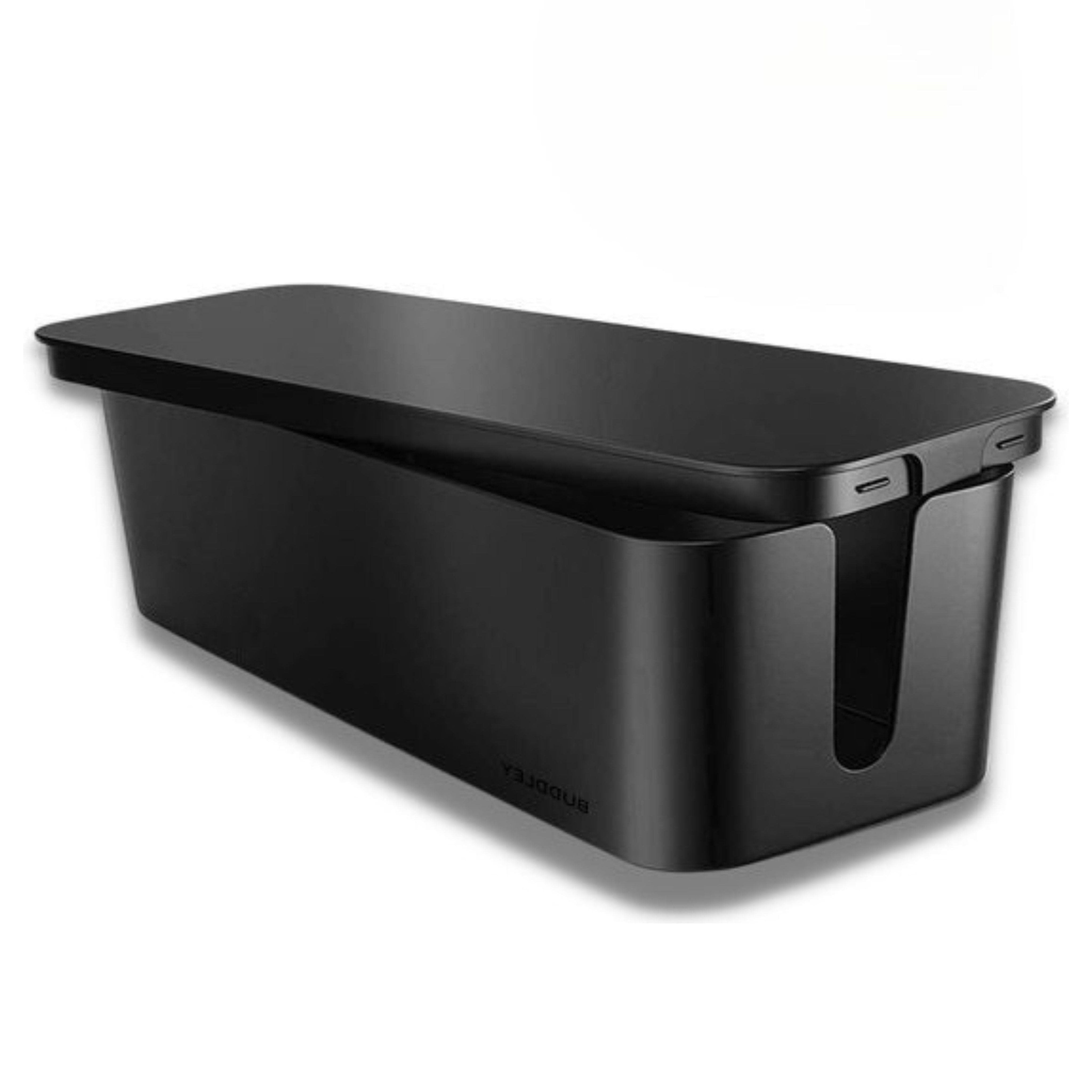Kabelbox zwart XL- kabels veilig wegwerken | BUDDLEY